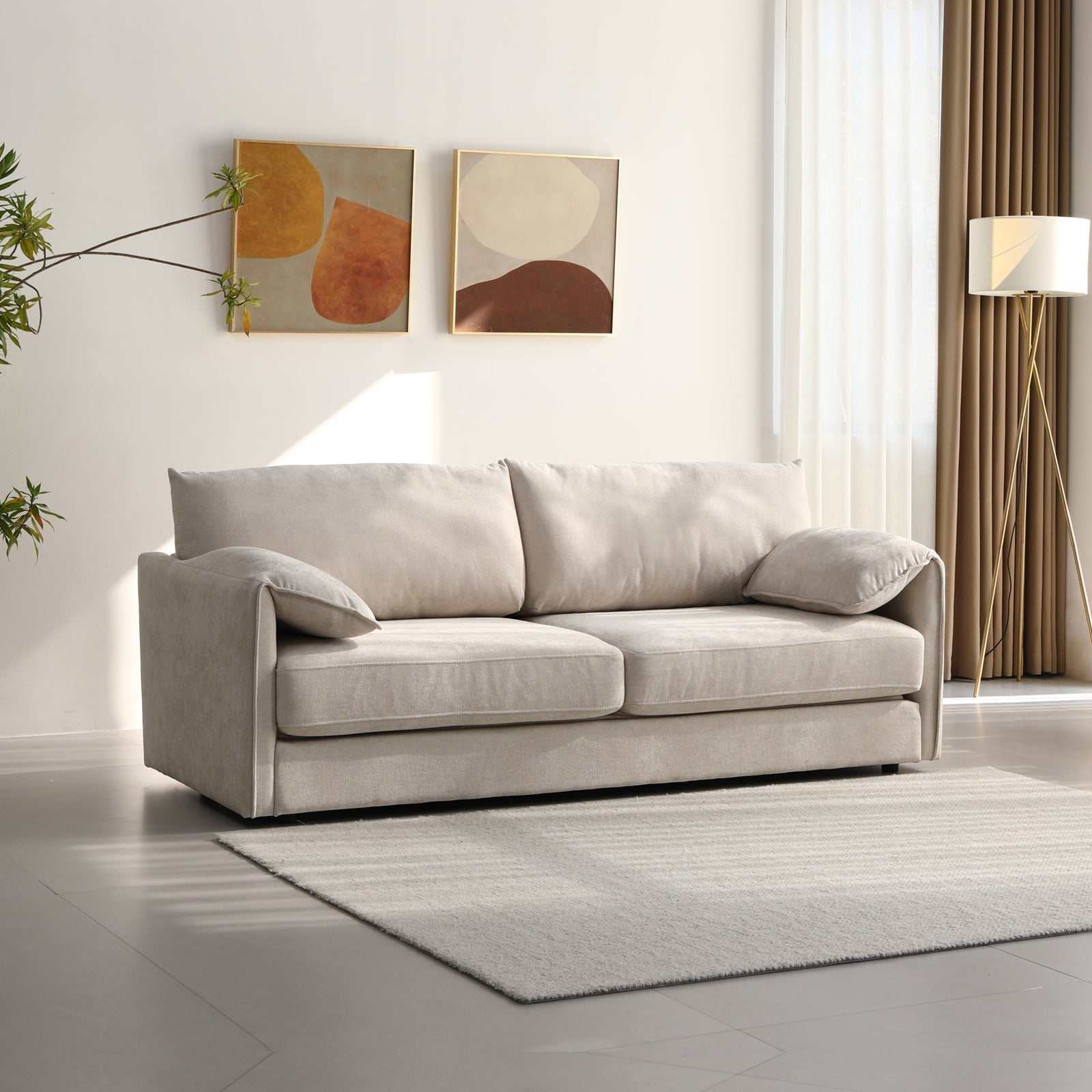 Pocket Spring Sofa Bed - 3 Seater, Multifunctional Comfort – Upinteriors